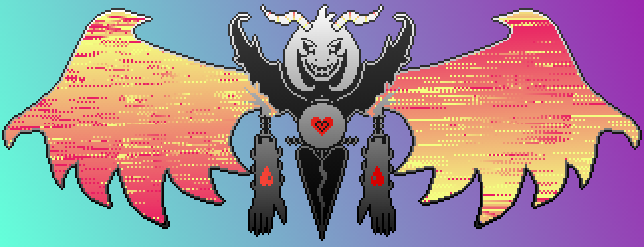 Editing angel of death ZEROFALLEN - Free online pixel art drawing tool ...