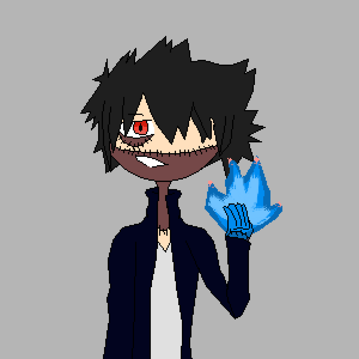 Editing Dabi - BNHA - Free online pixel art drawing tool - Pixilart