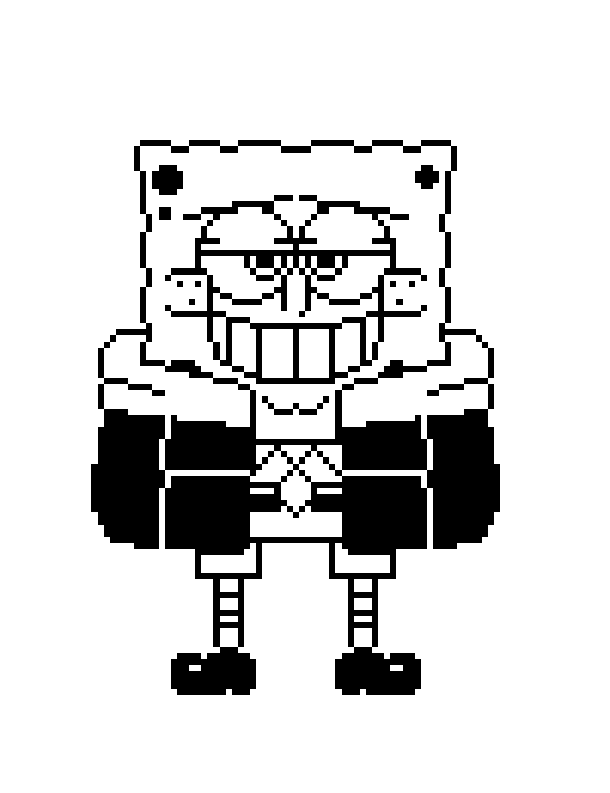 Pixilart - SpongeBob sprite update by SpongeChris