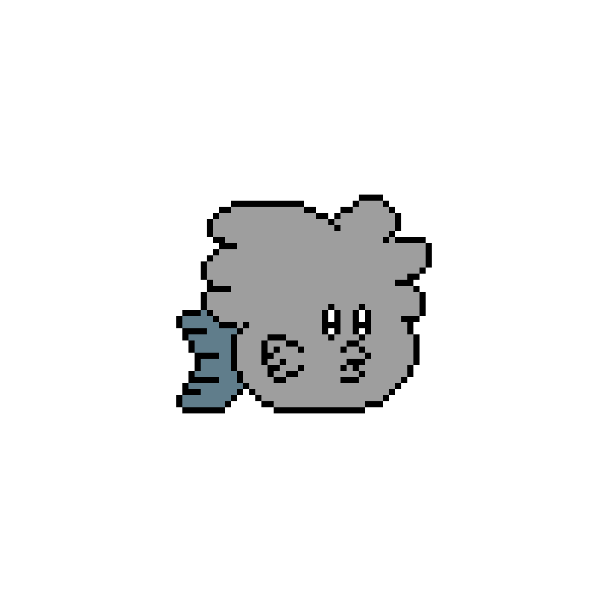 Pixilart - (FrigidRealm) Blurp (In-Battle Faces) by VessReal