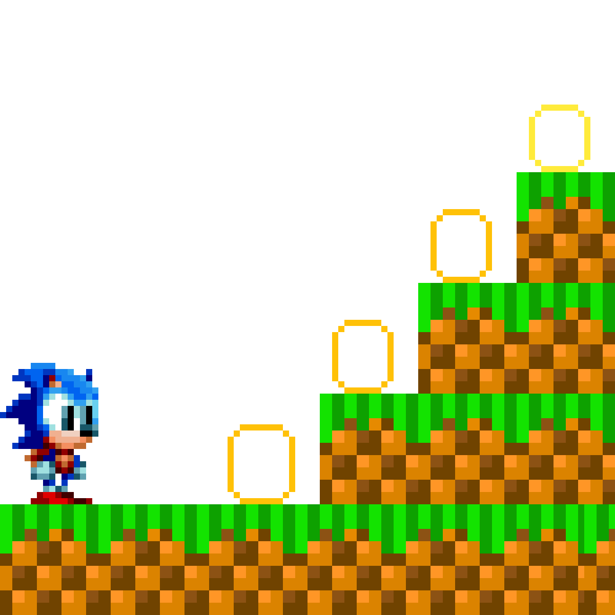 Pixilart - classic sonic level by Pokemon-boy