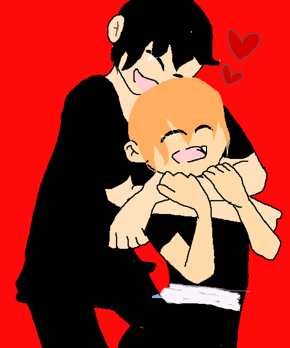 Editing kirito x asuna - Free online pixel art drawing tool - Pixilart