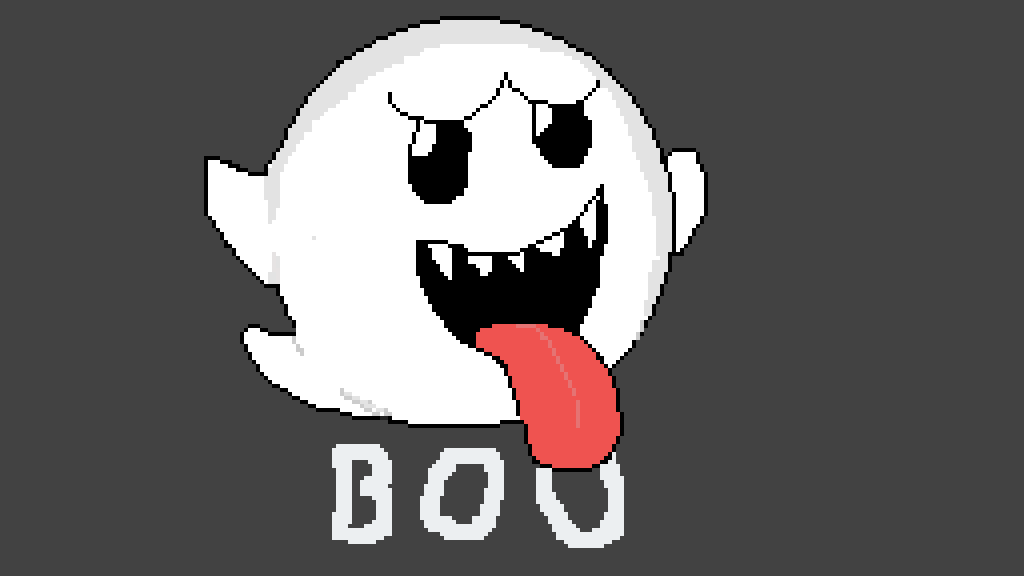 Pixilart - Boo! by DapperVoxxly