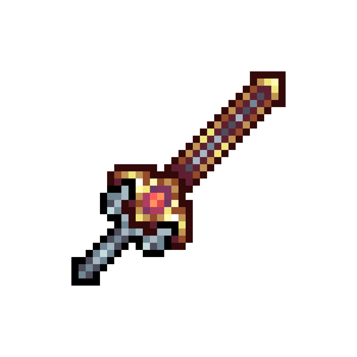 Pixilart - TerraRia Re sprite 10 by Demigodish