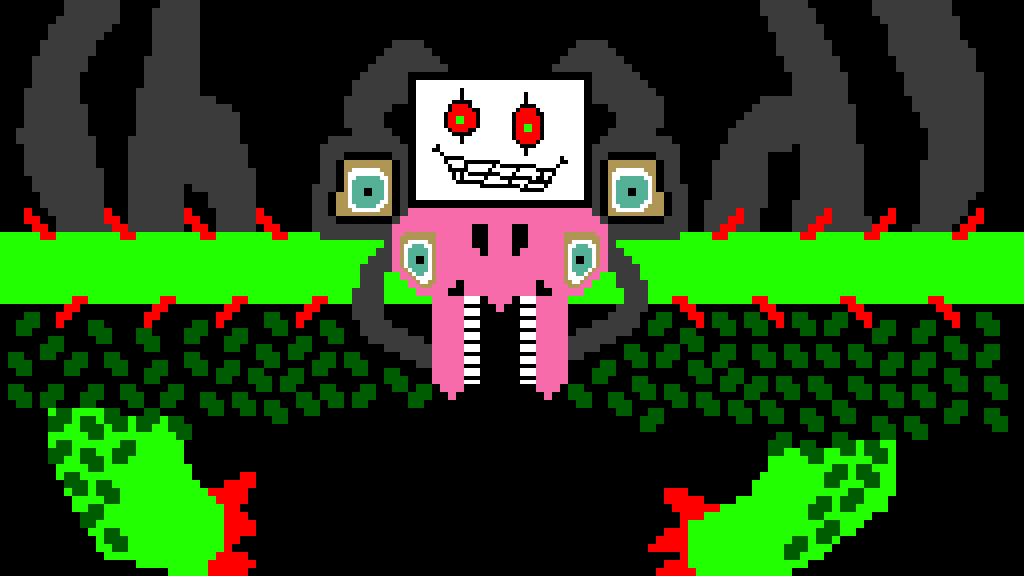 Pixilart - Omega Flowey!!!!!!! *finally done* by bobvsjeff