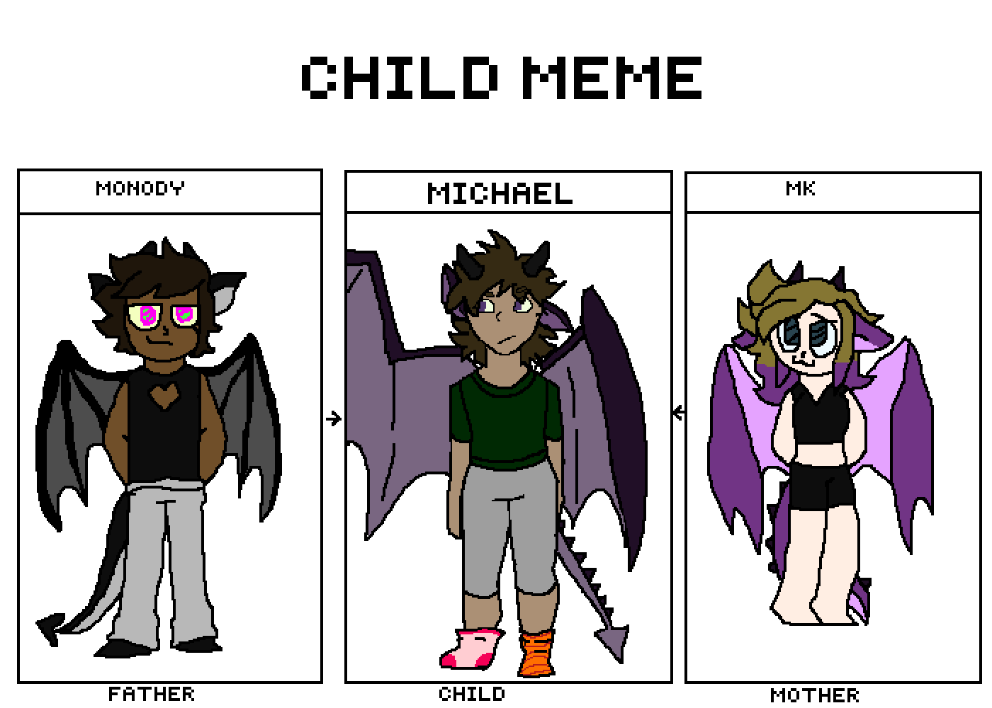 Pixilart - Child meme Base by GoblinNB