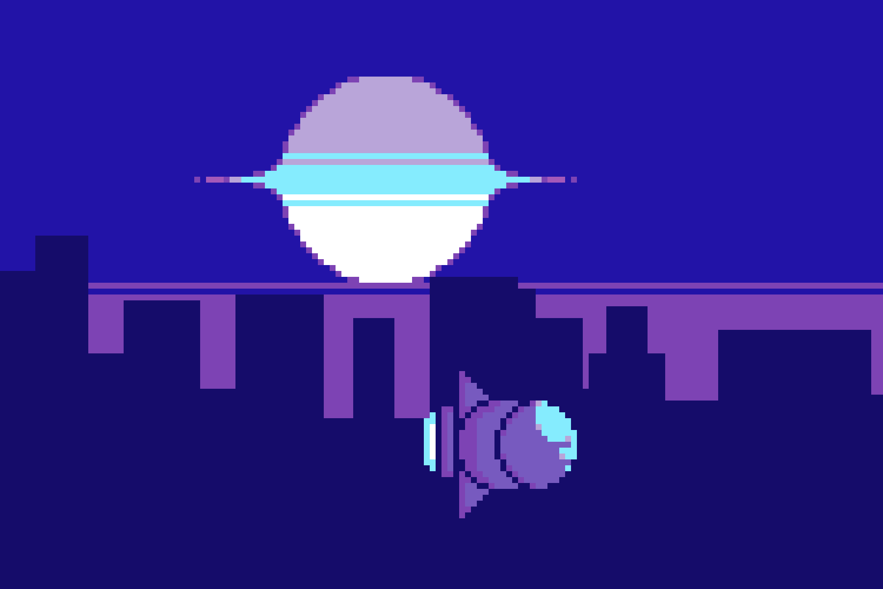 Pixilart - Hyperdrive city by Lavakitty26