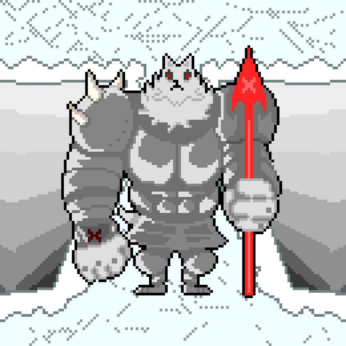 Pixilart - (Color) Underfell Greater dog by Immediate54