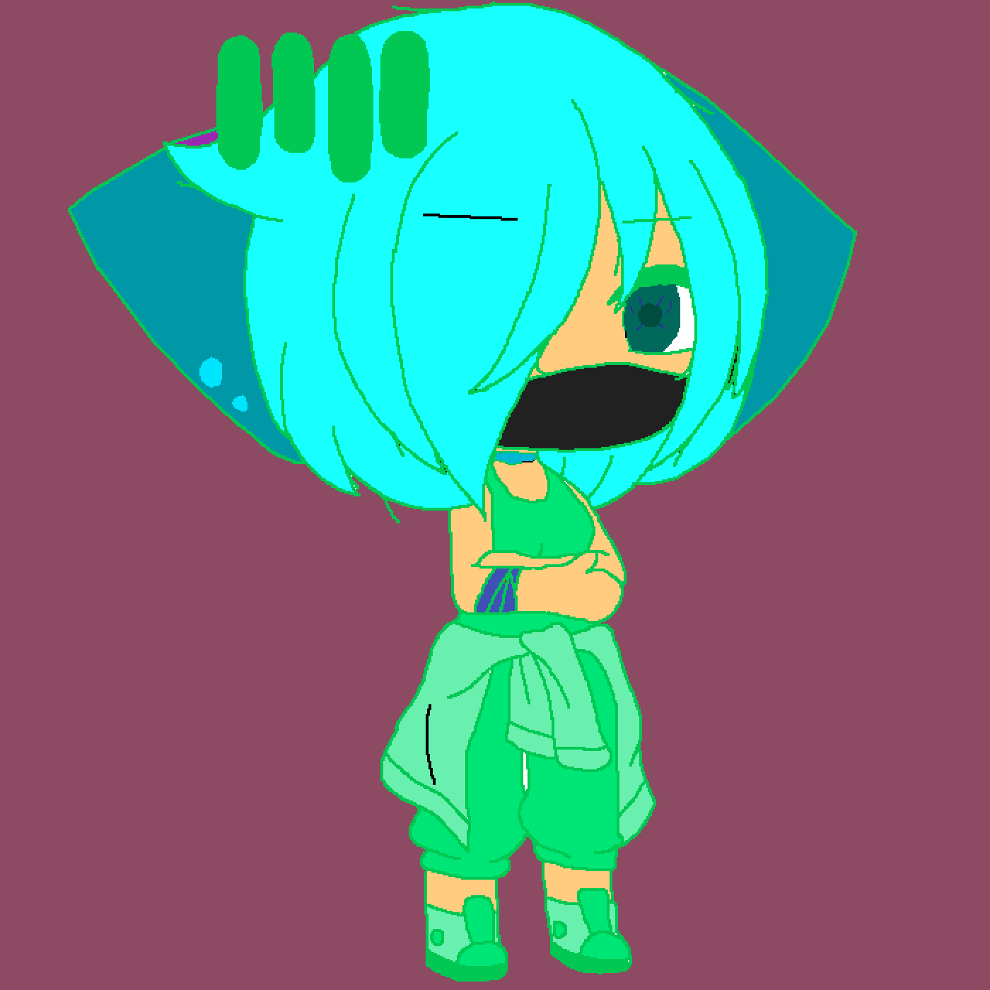 Editing cute gacha - Free online pixel art drawing tool - Pixilart