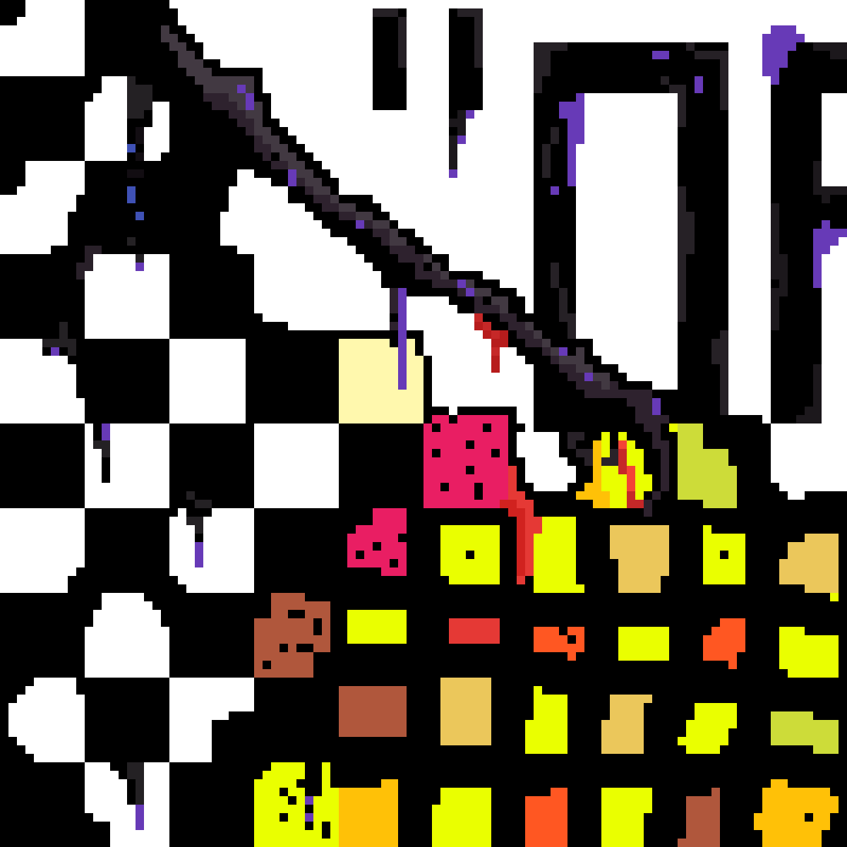 Editing OFF drawing monster - Free online pixel art drawing tool - Pixilart