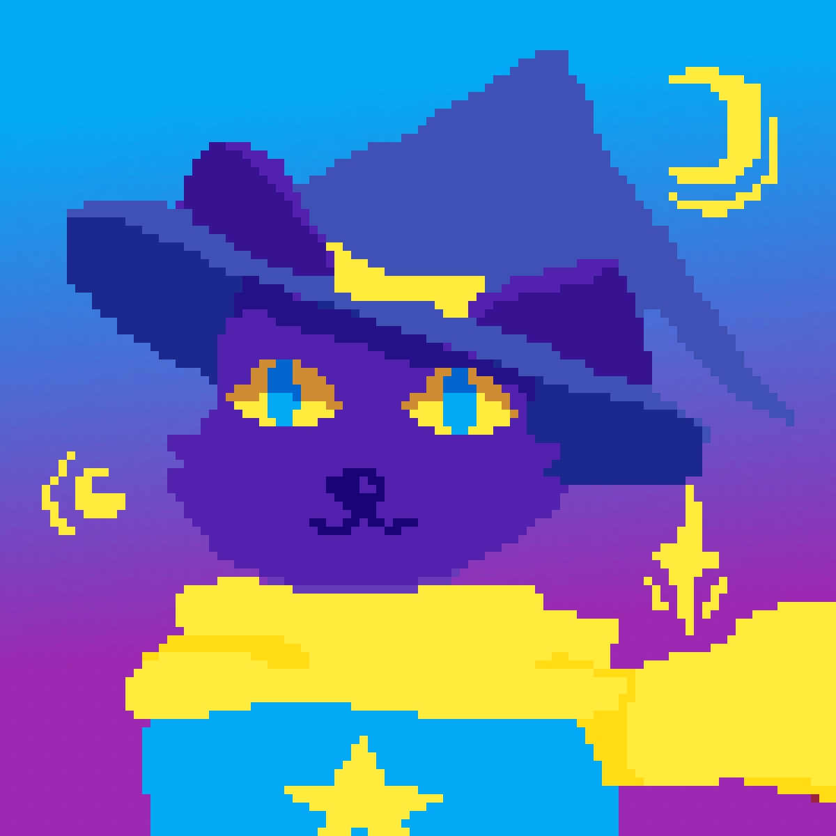 Pixilart - Cat Mage by Strawberry-oi