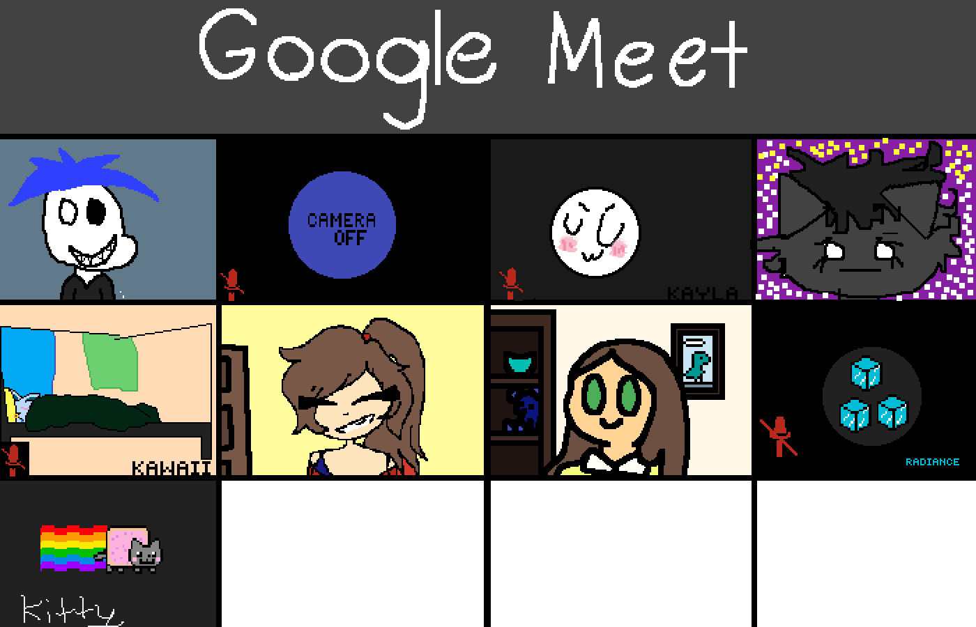 Pixilart - Google Meet Challenge by ThatDinoNerd