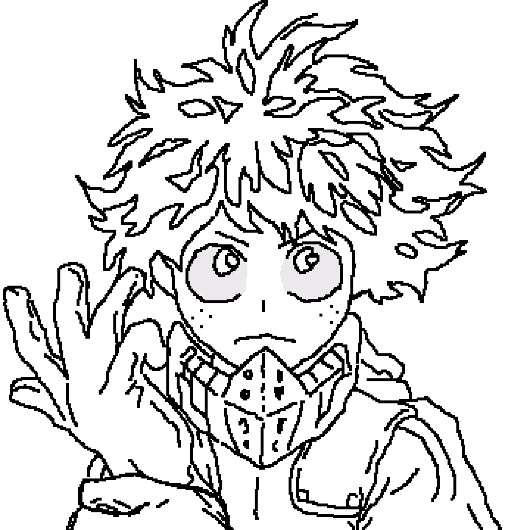 Pixilart - deku base by yukibuki2021