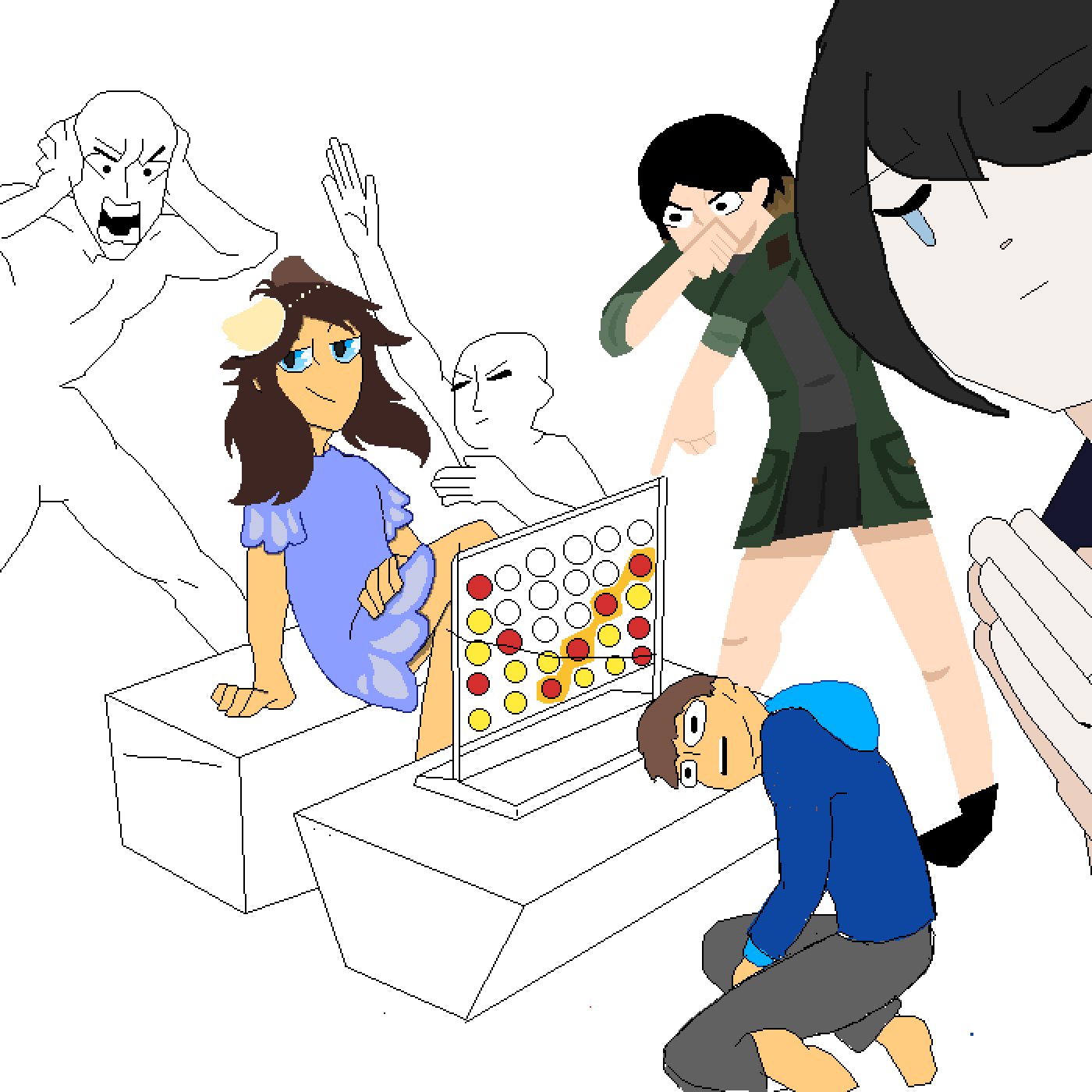 Pixilart - Connect Four Collab by ToastTheGreat15