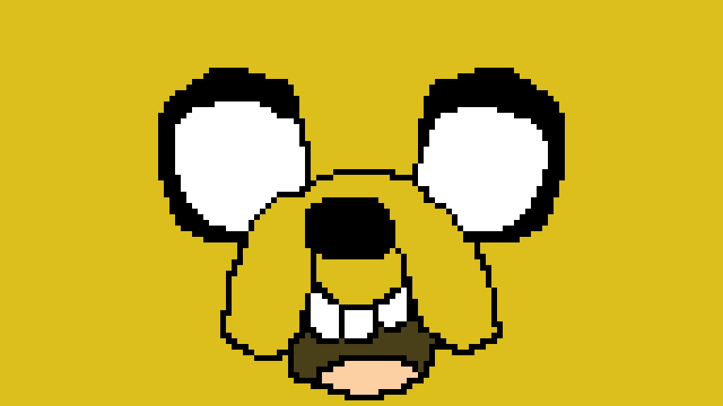 Editing Jake the Dog - Free online pixel art drawing tool - Pixilart