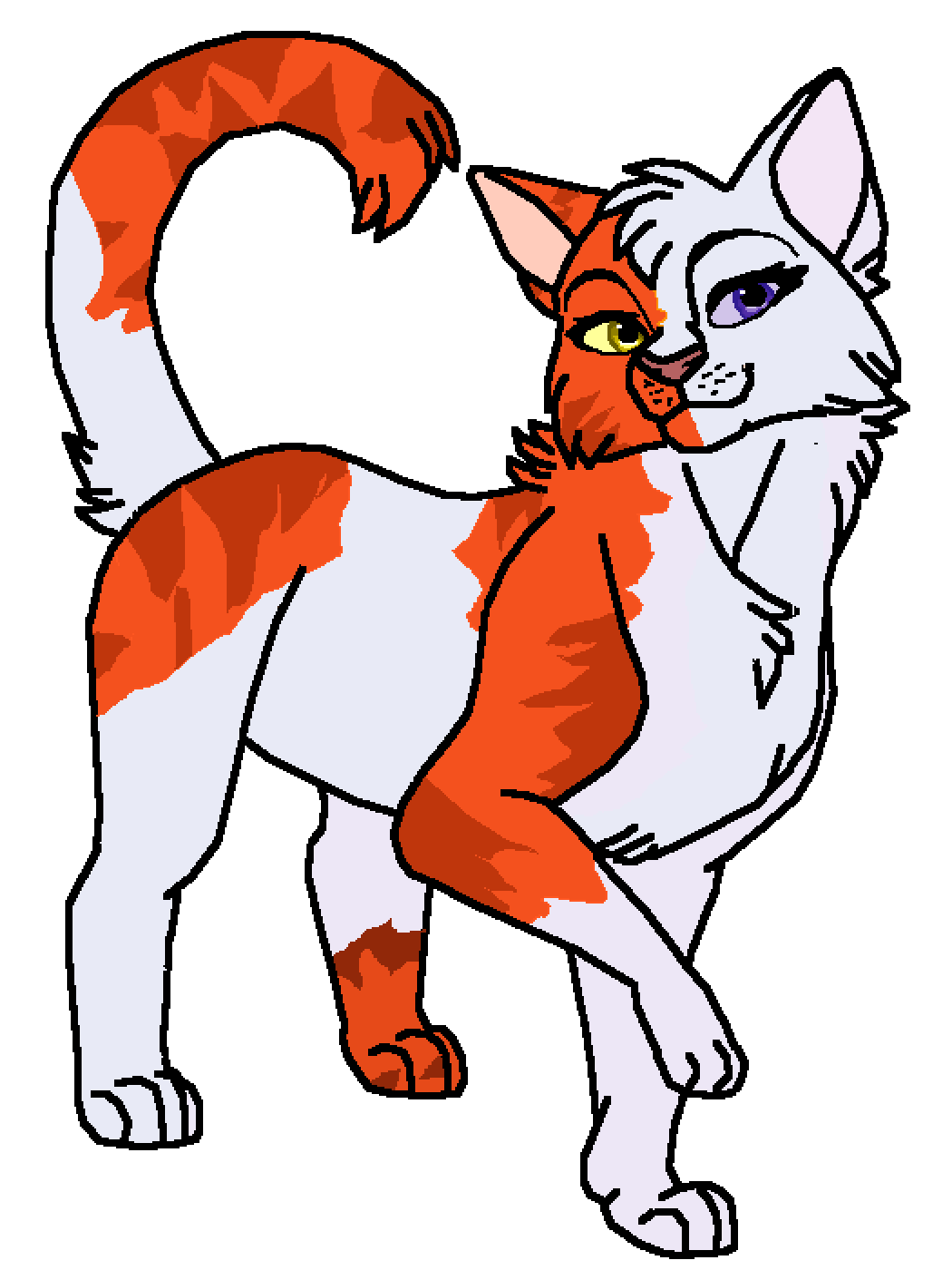 Pixilart - cat by wolf-ruby
