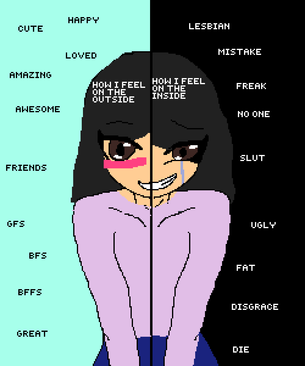 Pixilart - Outside Vs Inside by Furry-HybirdUwU