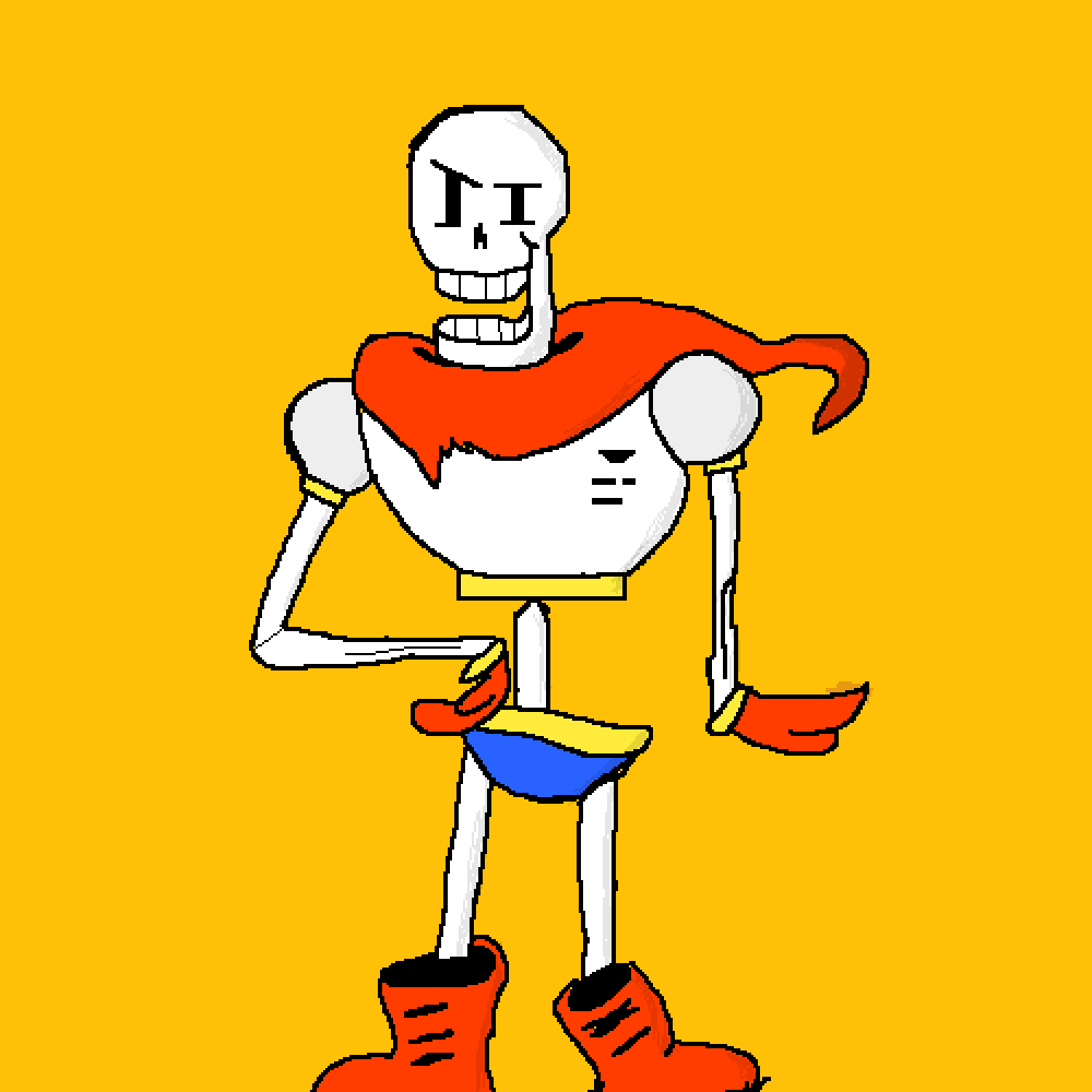 Pixilart - Papyrus by Iccy-cream