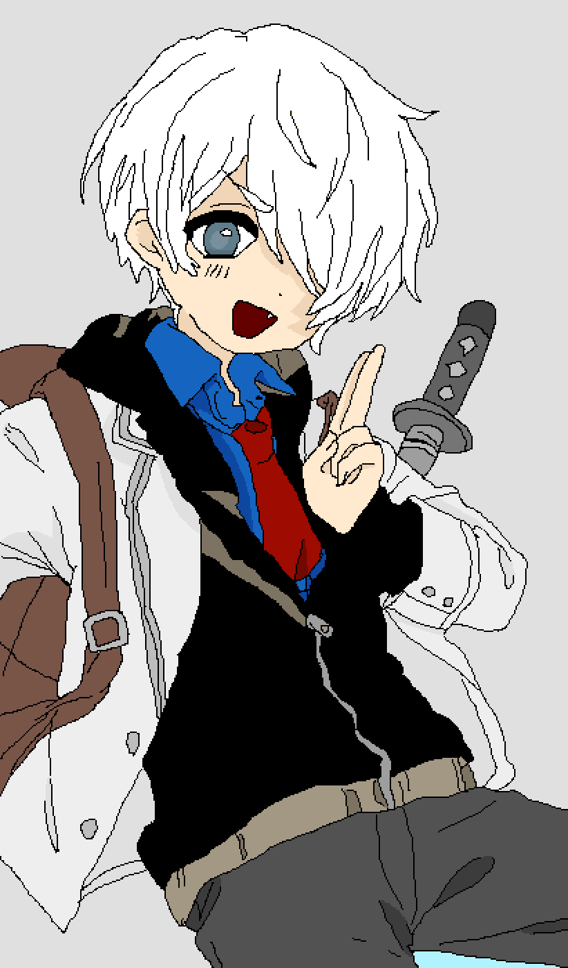 Editing killua - Free online pixel art drawing tool - Pixilart