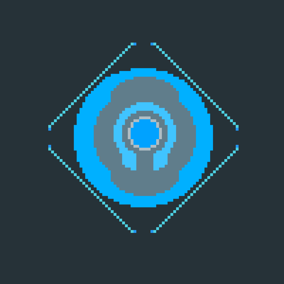 Pixilart - 343 Guilty Spark Symbol by meepolot5432