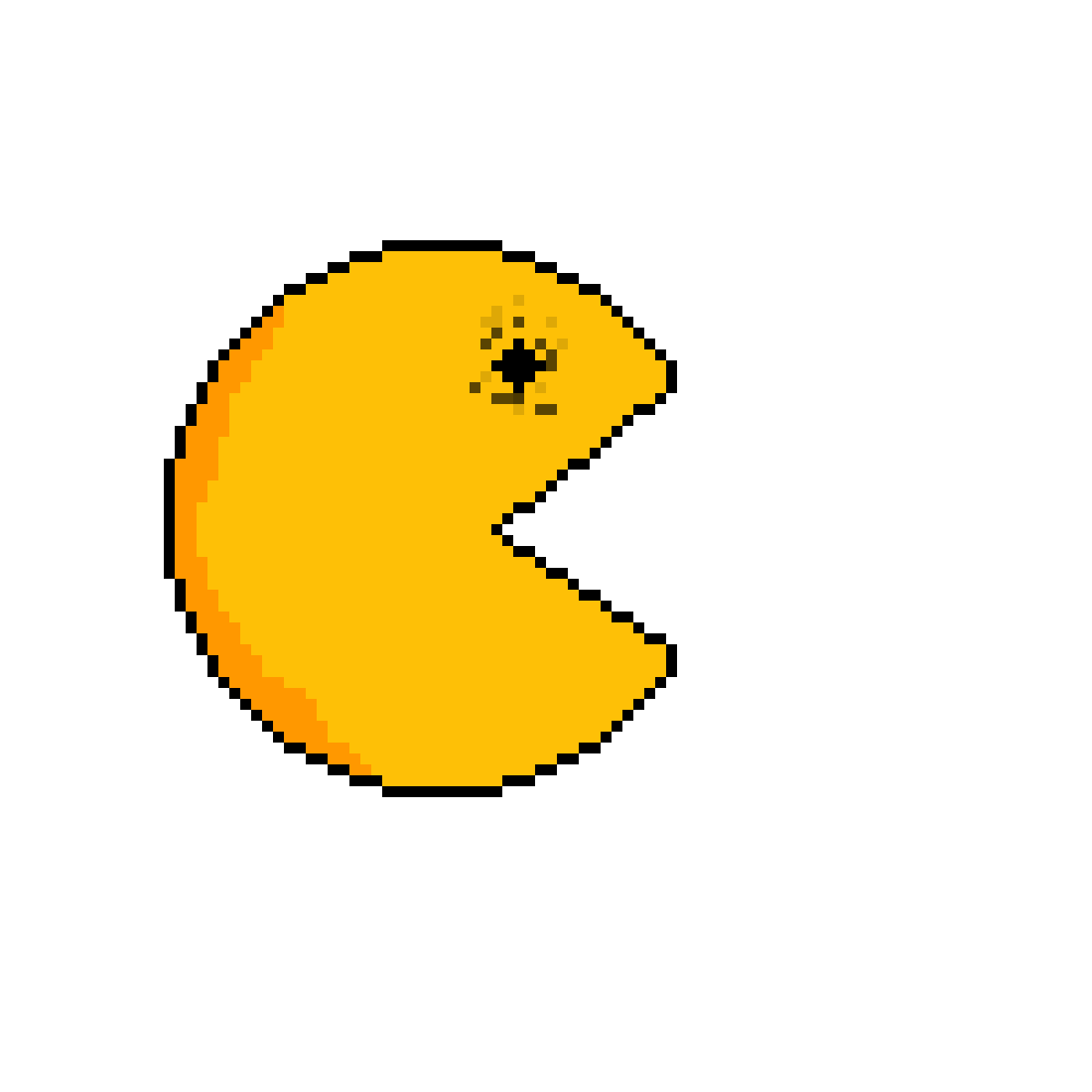 Pixilart - pakman by Kikoulol