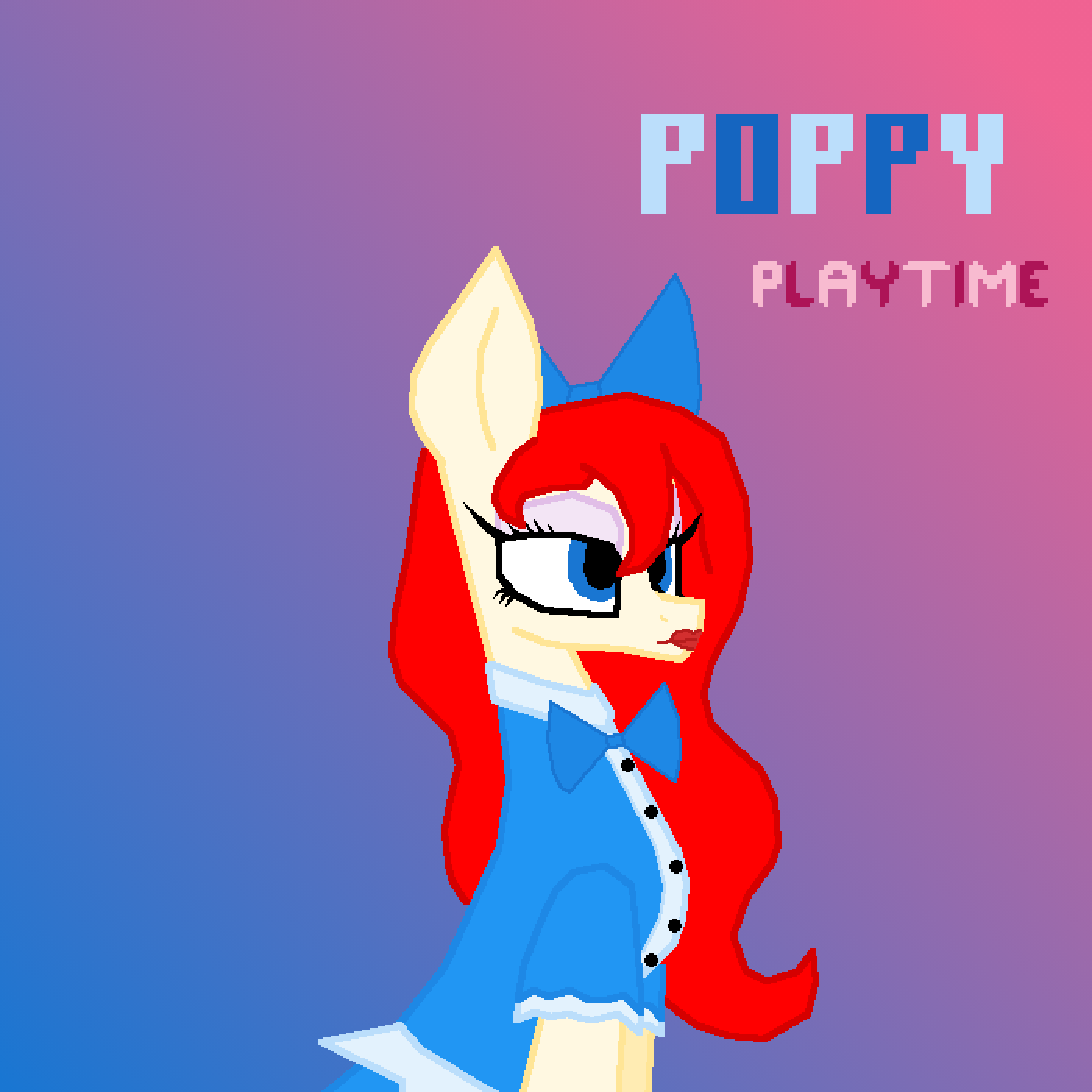 Pixilart - Poppy Playtime Pony by GabbyTheCat
