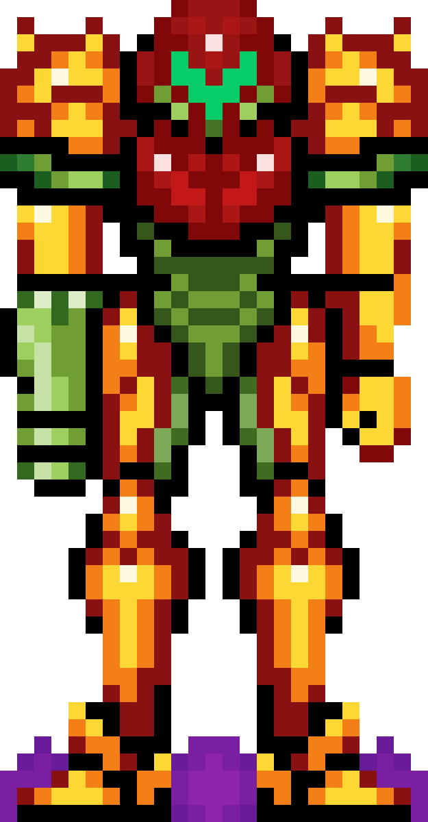 Pixilart - Samus Aron by poe
