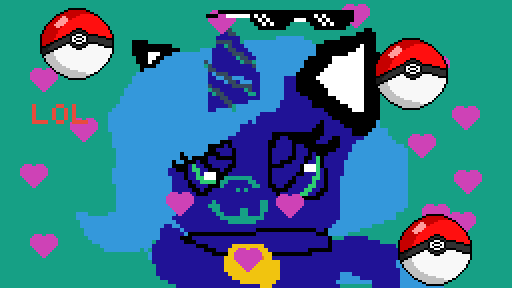 Editing luna rules! - Free online pixel art drawing tool - Pixilart