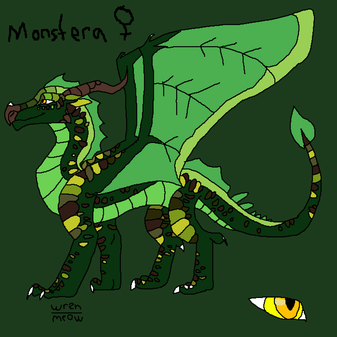 Pixilart - Monstera by CitrusRaptor
