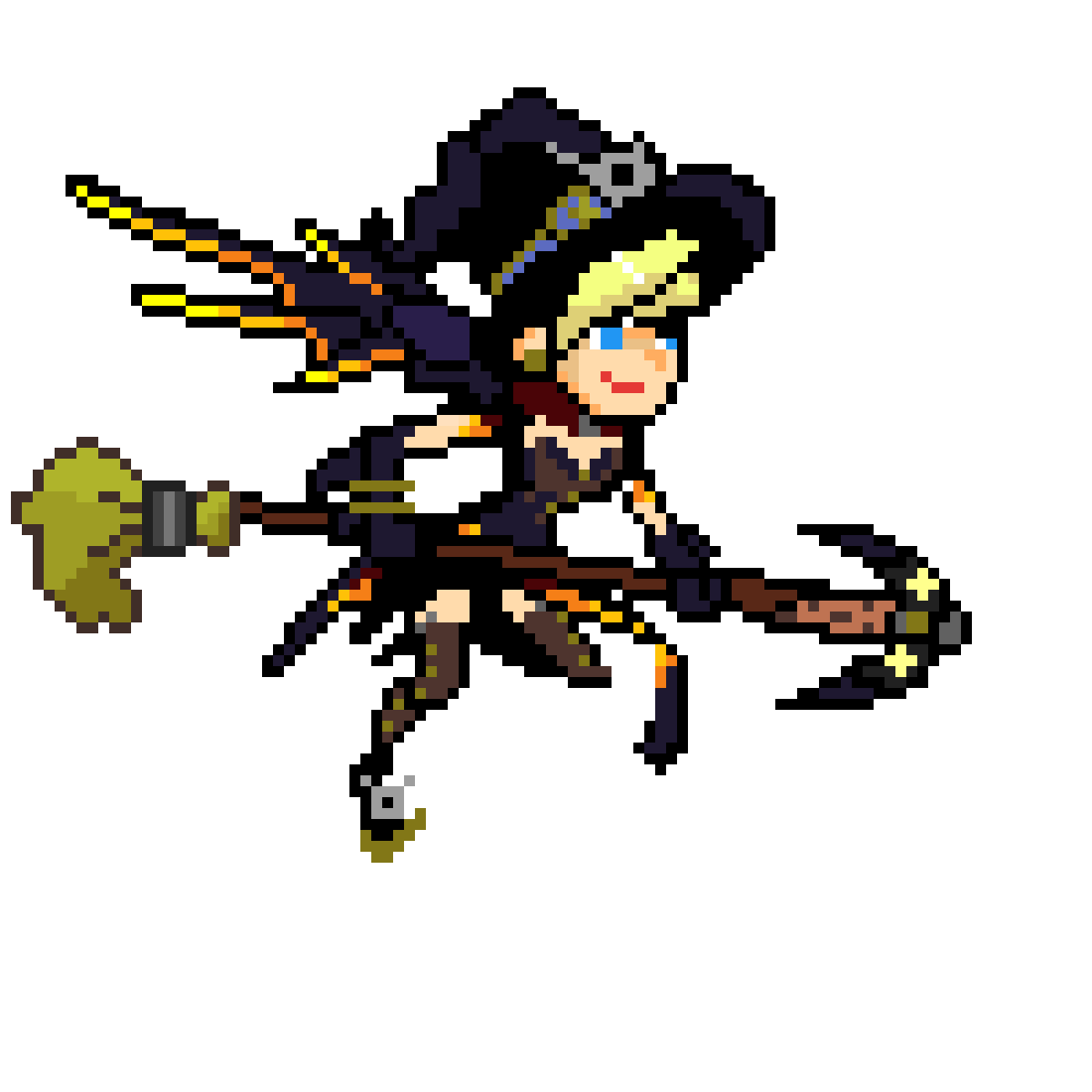 Pixilart - Witch Mercy by Vintageshore