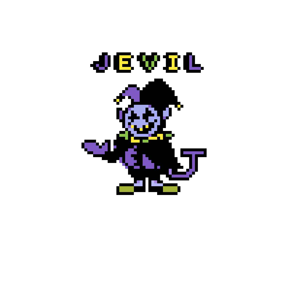 Pixilart - Jevil by Jboyz2