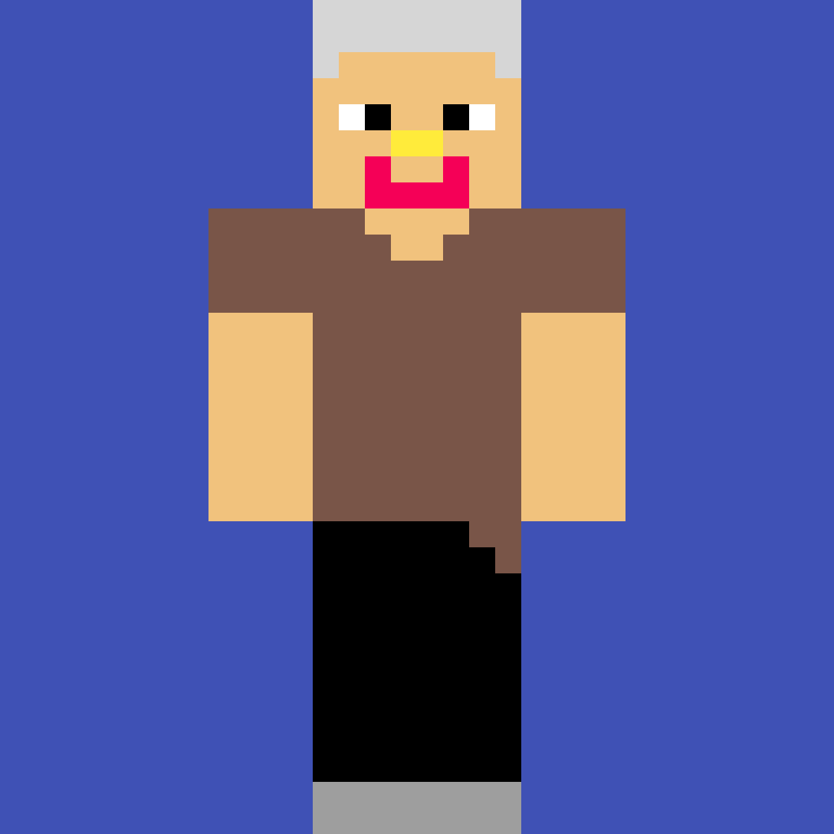 Pixilart - Old man by Minecraft-Girl