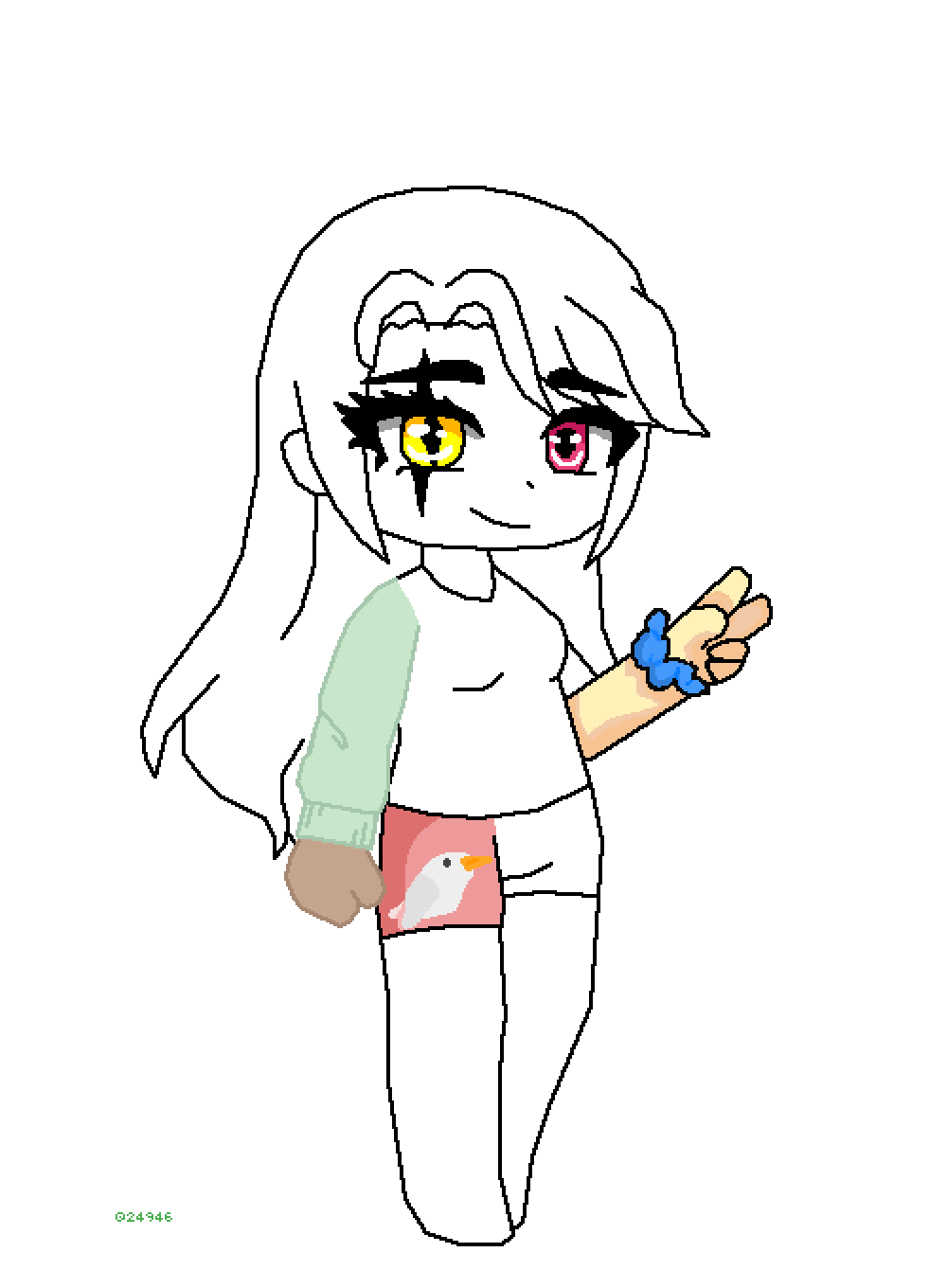 Editing arm - Free online pixel art drawing tool - Pixilart