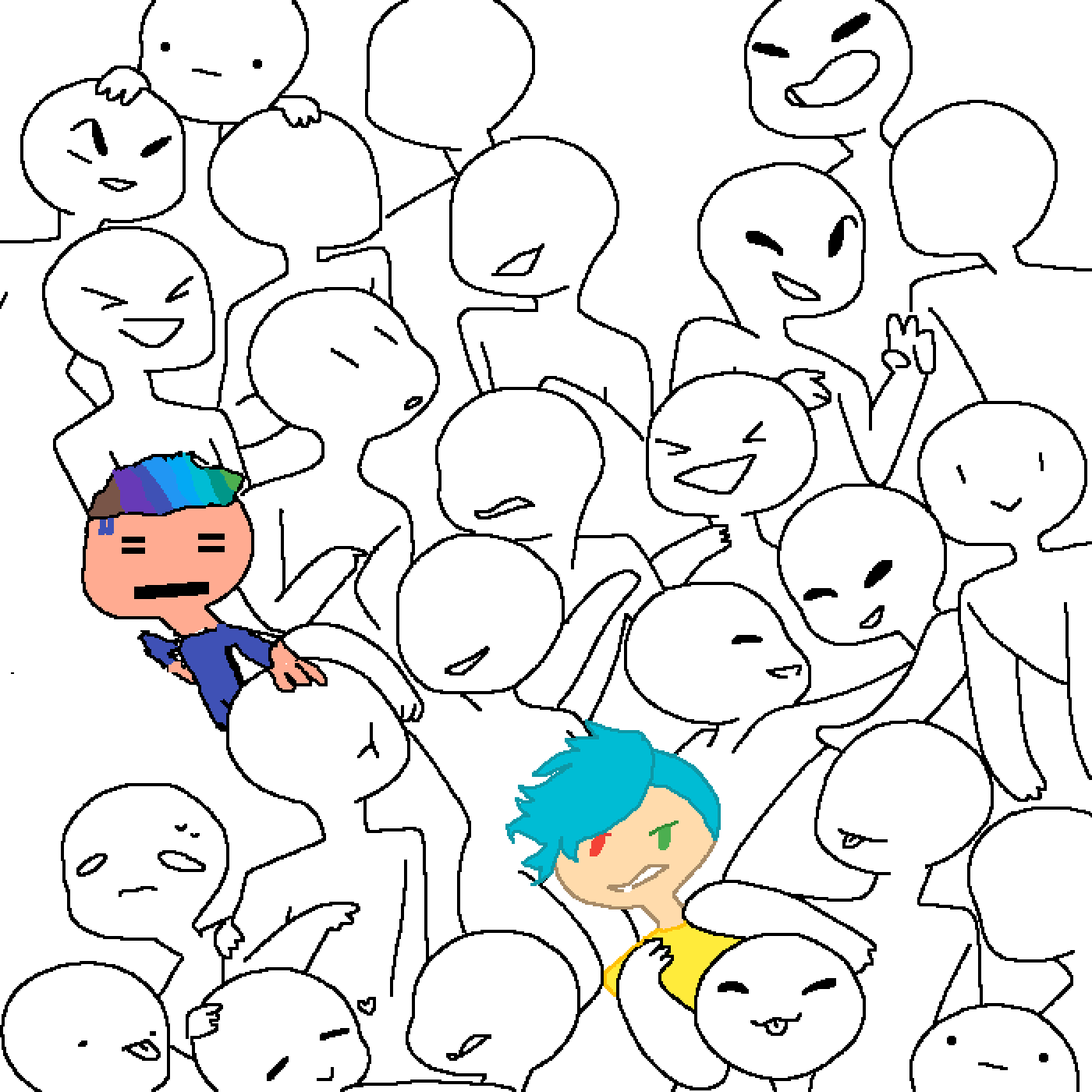 Editing colab - Free online pixel art drawing tool - Pixilart