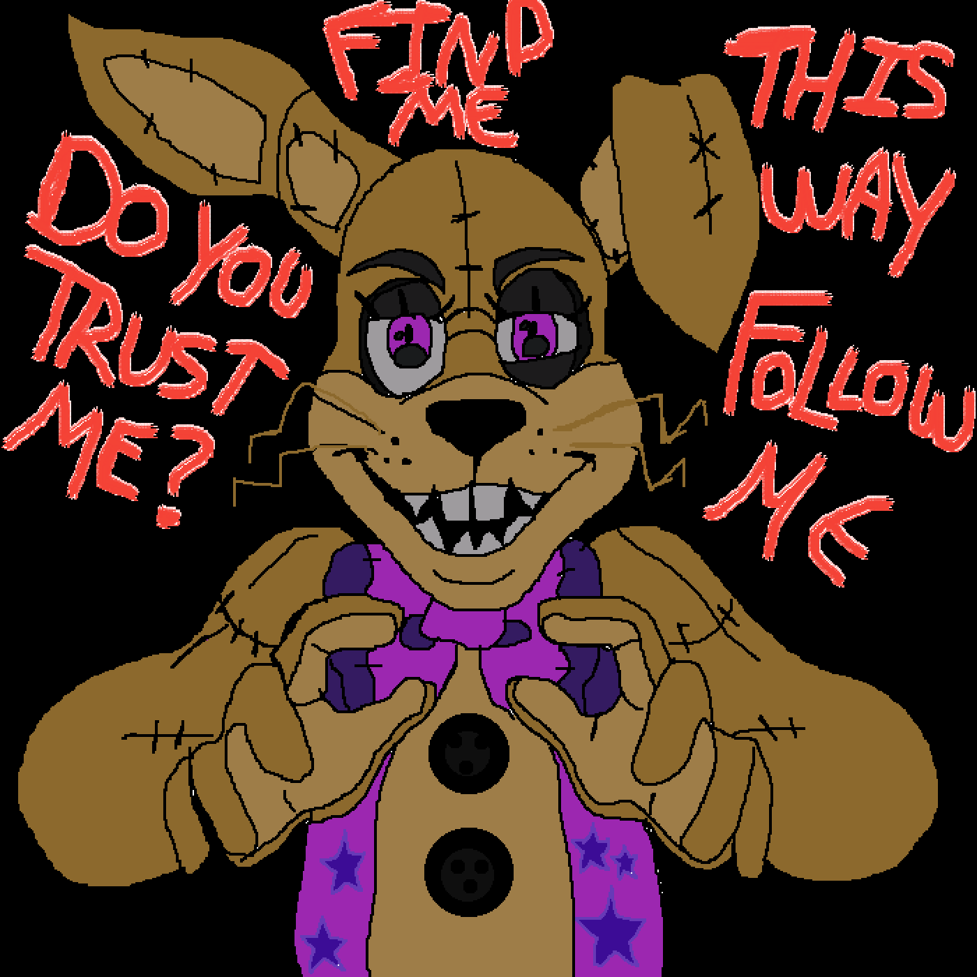 Pixilart - glitchtrap by shawtybaebaddie