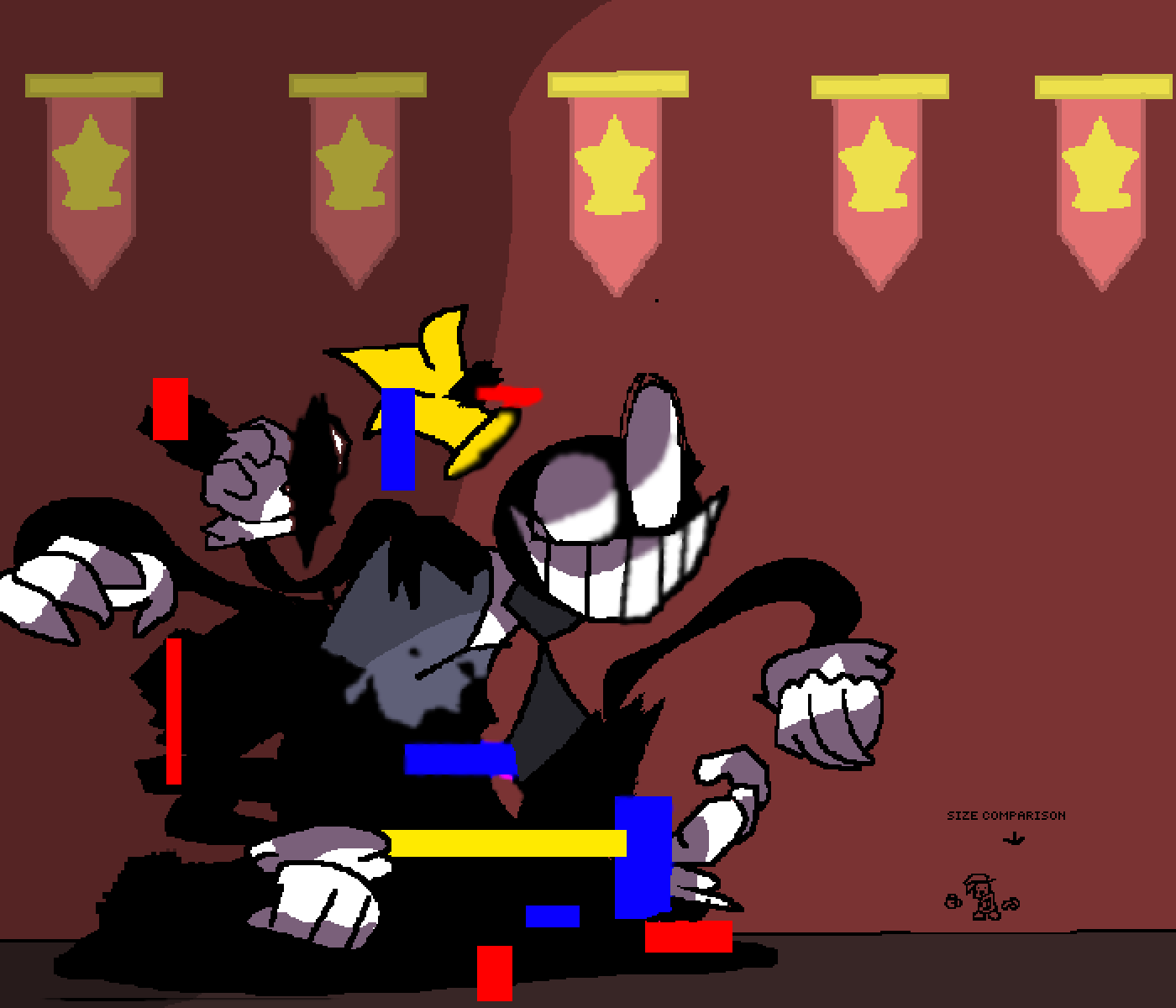 Pixilart - size comparison by Octagonic