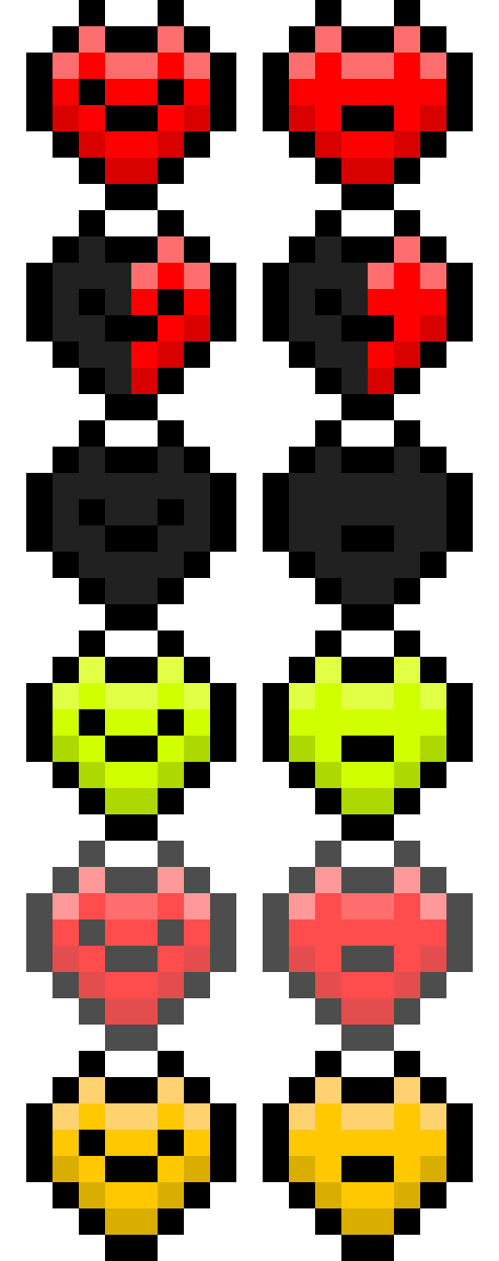 Pixilart - Heart Sprites by SuperSonic29