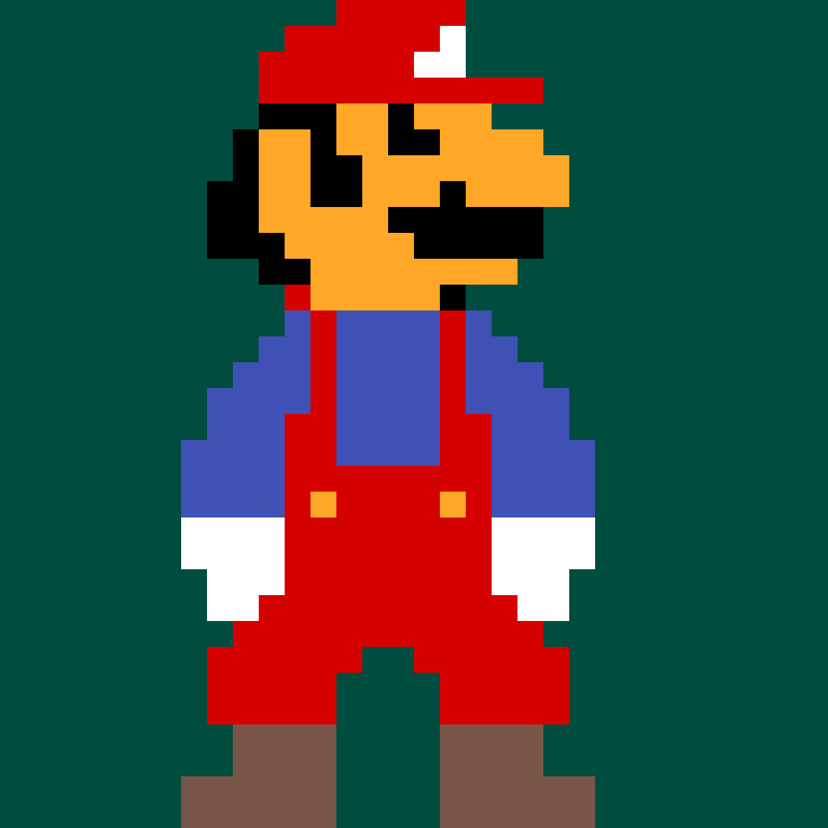 Pixilart - Mario flashing super to normal by SIG7