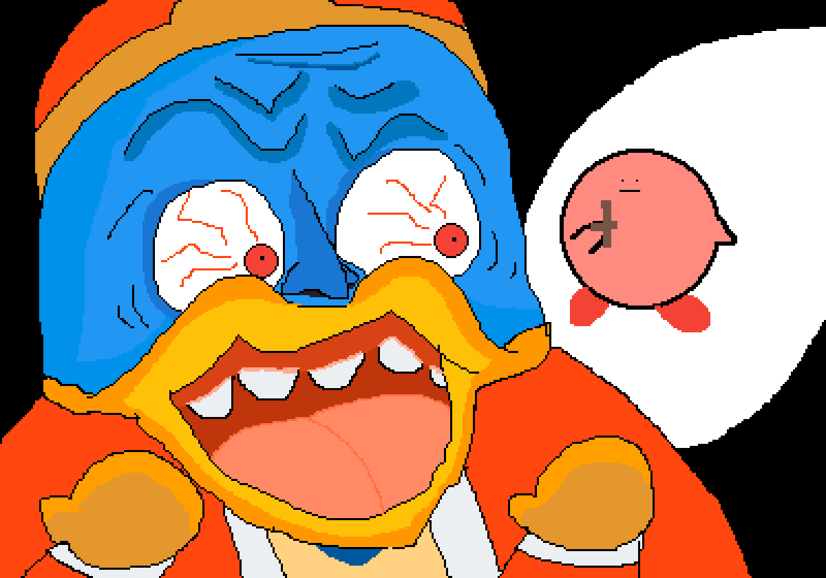 Pixilart - King dedede Death Dream by Wolf24