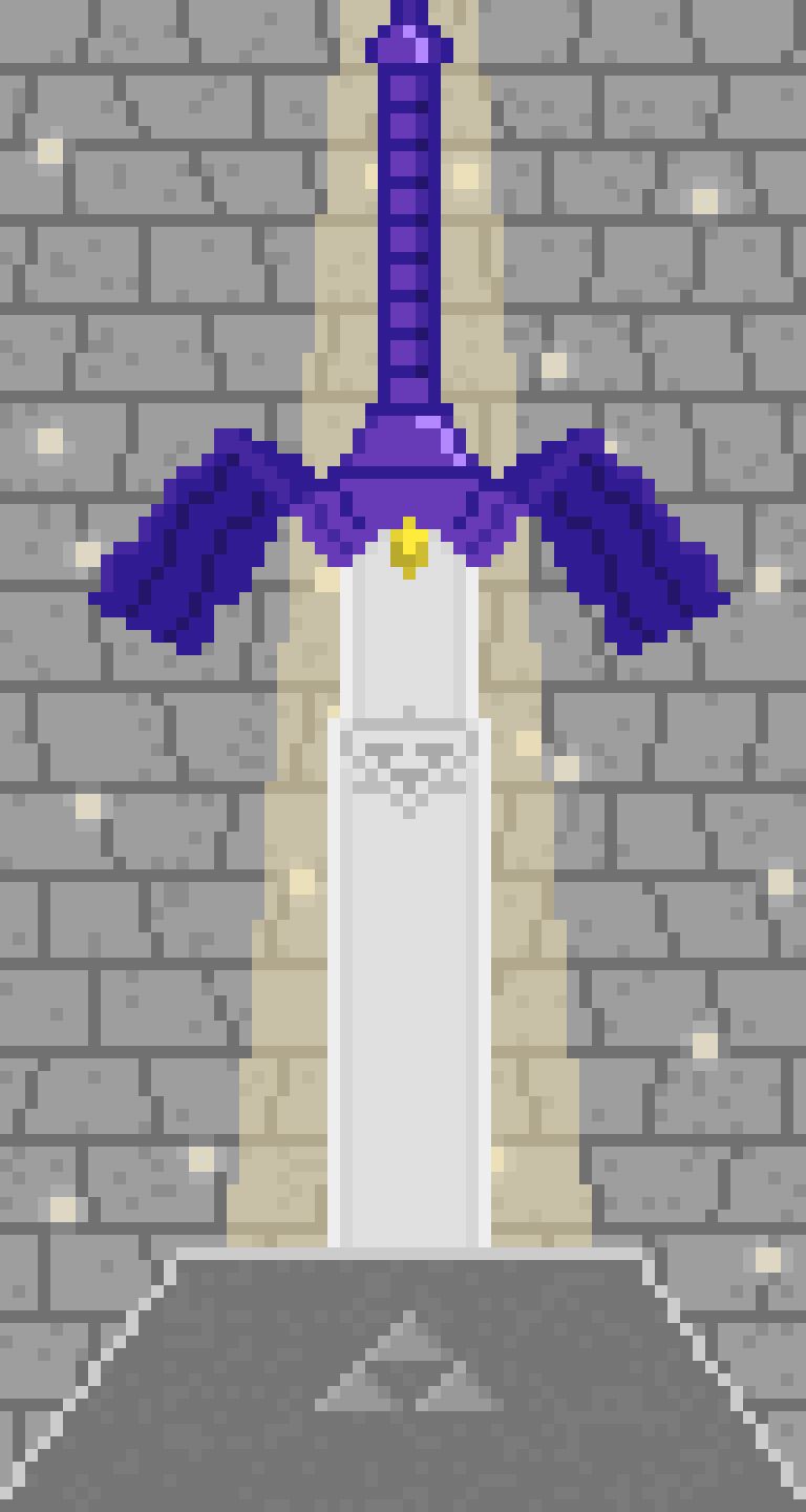 Pixilart - Master Sword by RedFoxSuperStar