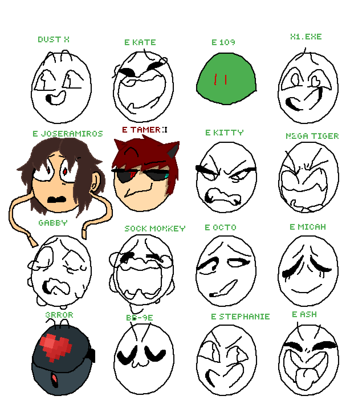 Pixilart - E gang by queen-of-evil