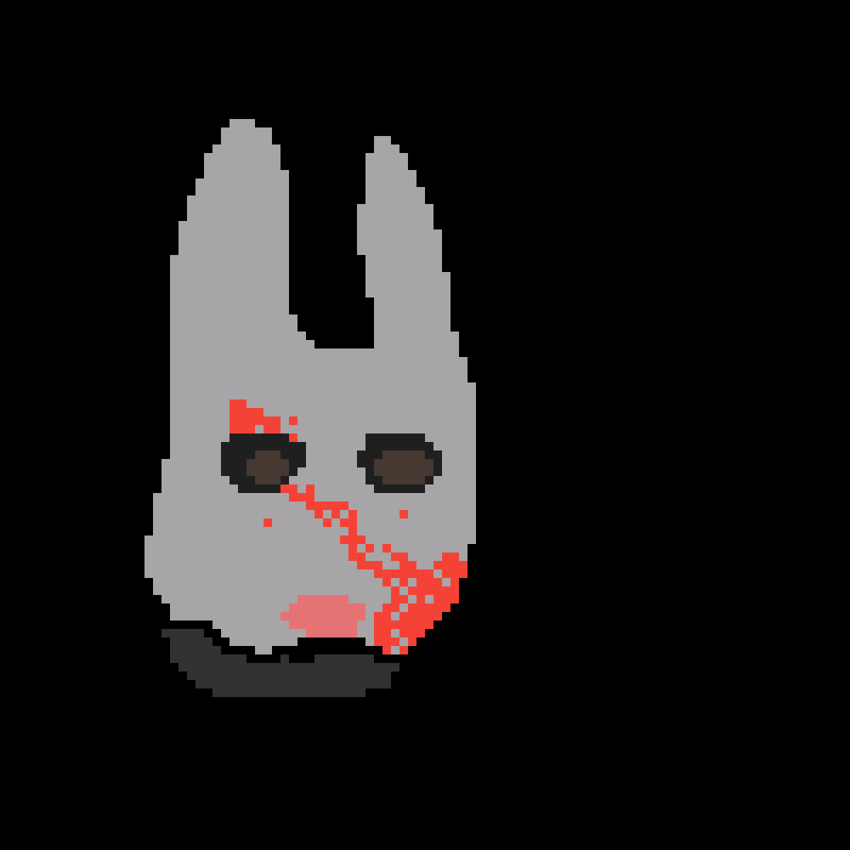 Pixilart - Dead by Daylight Huntress' mask by Anonymous