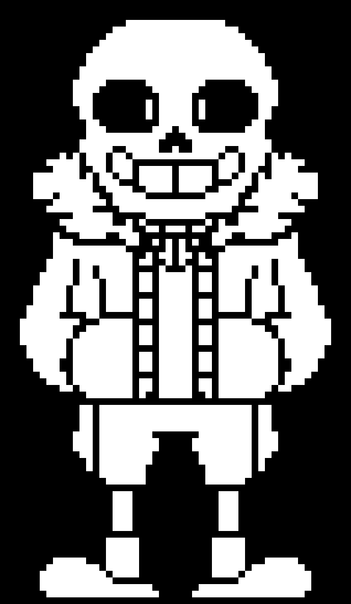 Pixilart - Sans Idle by sunglasses