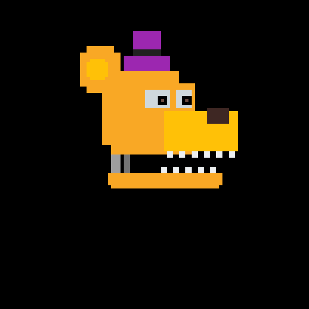 Pixilart - fredbear head by Veccour