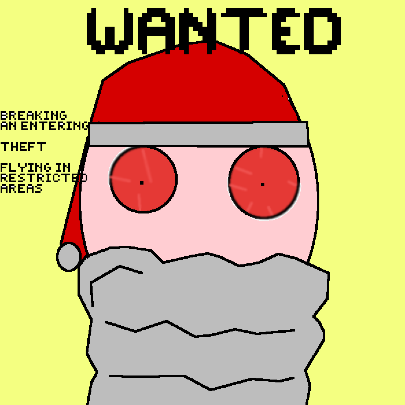 Pixilart - Santa wanted poster by HelpCamden
