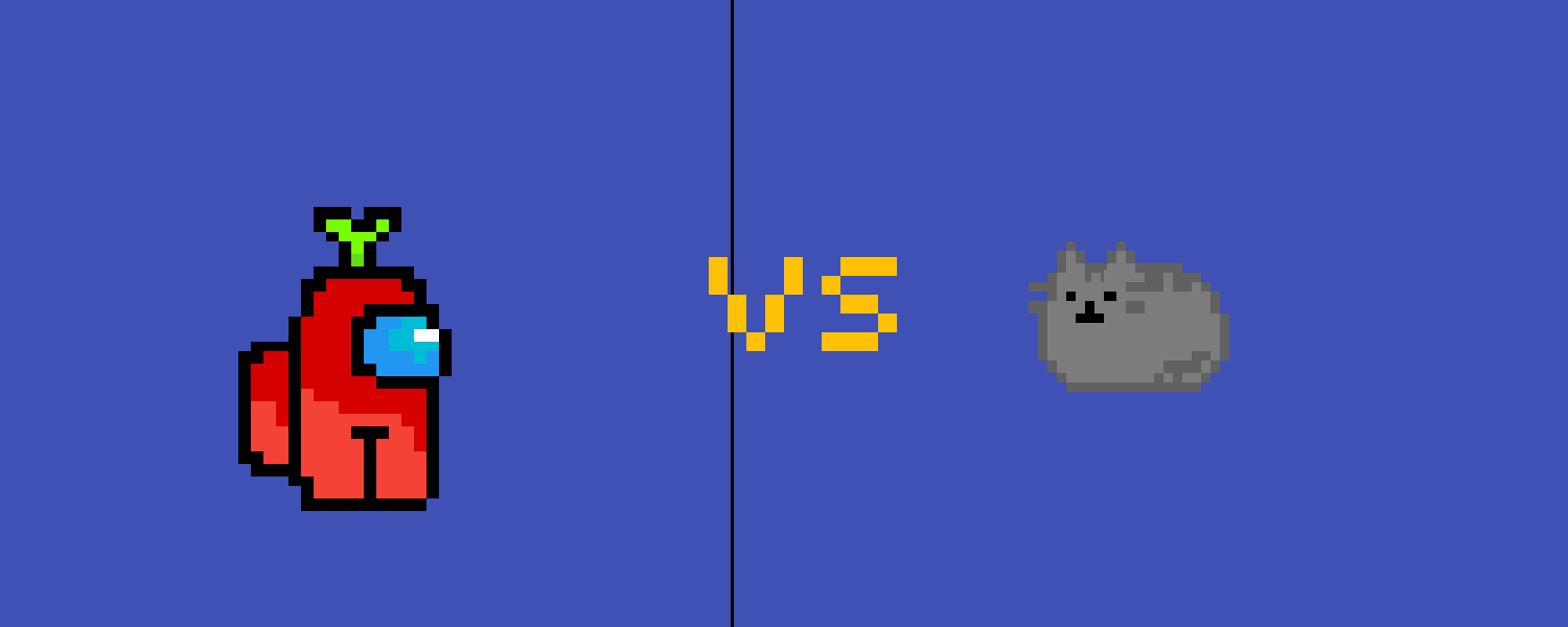 Pixilart - Among us vs cat by Kristian-Luu