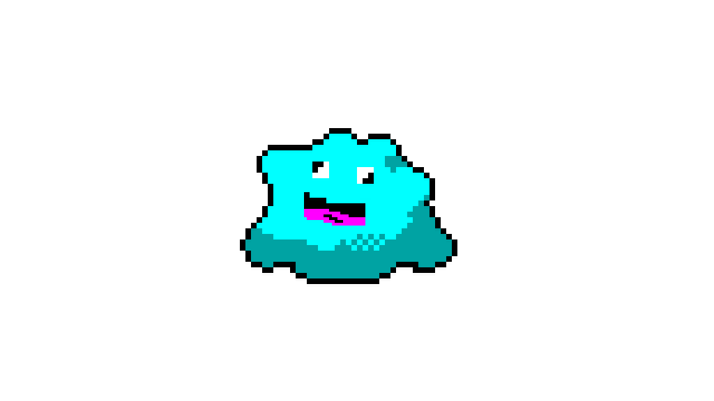 Pixilart - Derpy Shiny Ditto by KittyKraftGamez