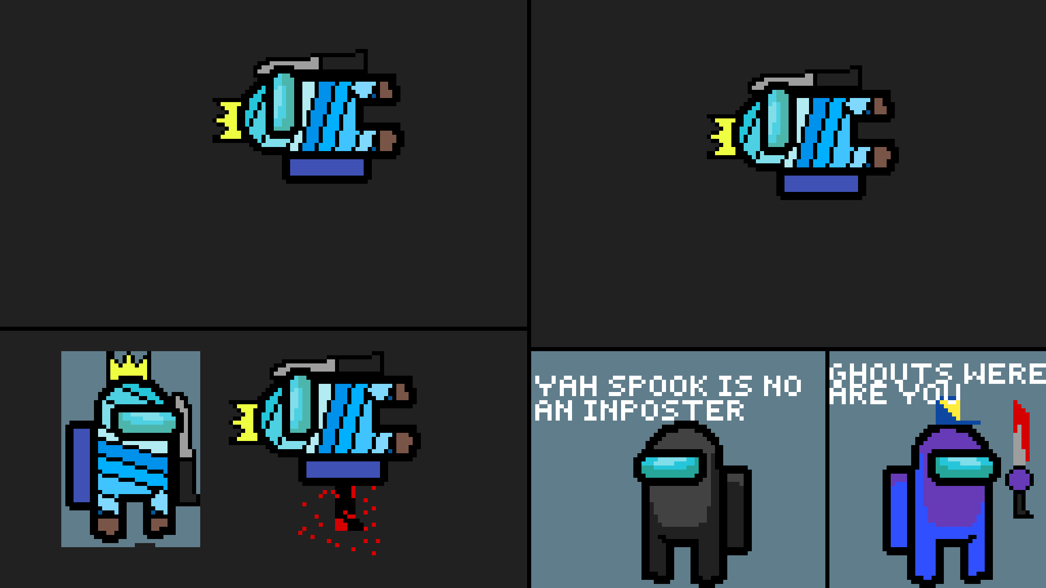 Episode 11 - among us you look sus - Pixilart Comics