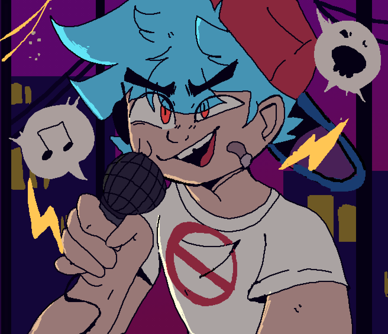 Pixilart - starts beatboxing by ringobingo