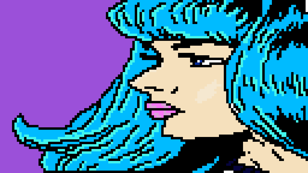 Pixilart - Lady Blue by chibae